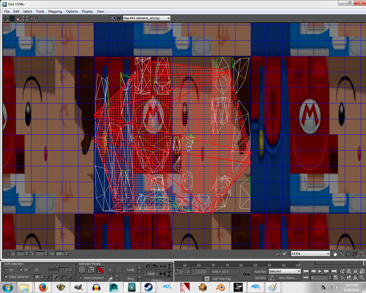 File:MKDD Baby Mario UV Map Glitch.png - Super Mario Wiki, the Mario ...