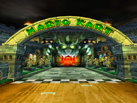 Bowser's Castle (Mario Kart Arcade GP) - Super Mario Wiki, the Mario ...