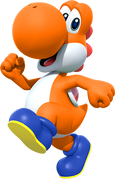 Gallery:Orange Yoshi - Super Mario Wiki, the Mario encyclopedia