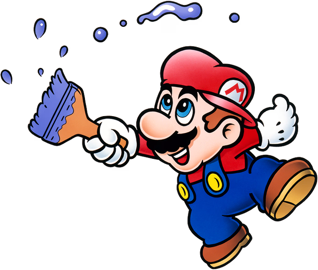 File:Mariopaintart2.png - Super Mario Wiki, the Mario encyclopedia