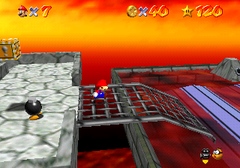 Bowser in the Fire Sea - Super Mario Wiki, the Mario encyclopedia