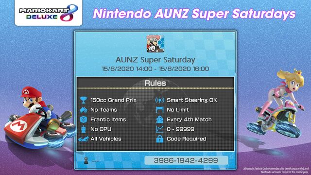 Mario Kart 8 Deluxe Super Saturdays - Super Mario Wiki, the Mario ...