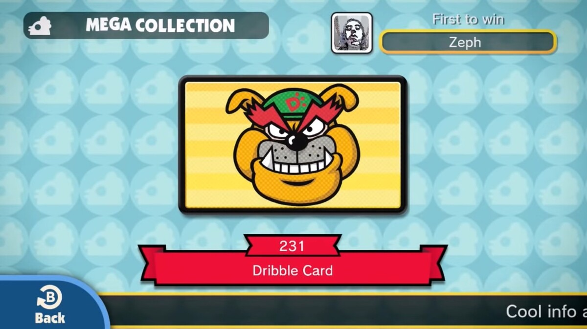 File:231 Dribble Card.jpg - Super Mario Wiki, the Mario encyclopedia