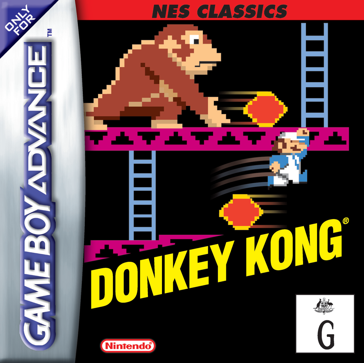 File:DK (Classic NES Series) - Box AU.png - Super Mario Wiki, the Mario ...