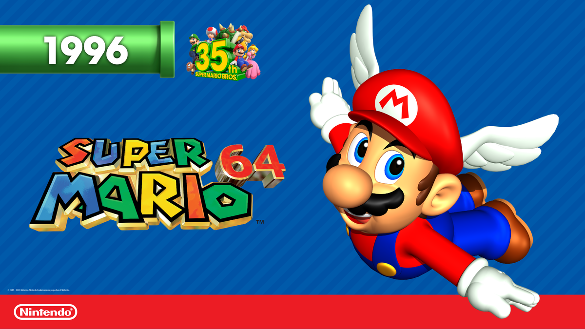 File:SM64 My Nintendo wallpaper desktop.png - Super Mario Wiki, the ...