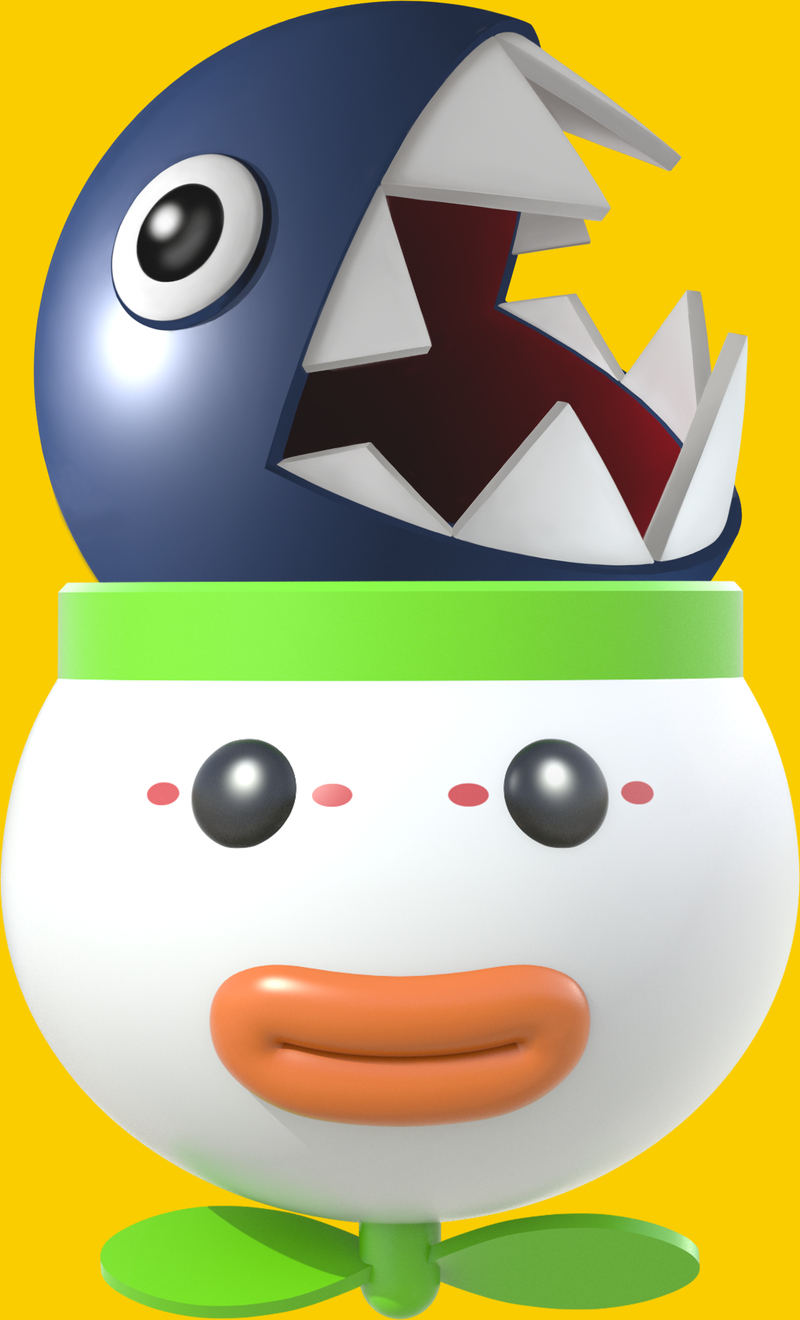 File:Chain Chomp and Clown Car - Super Mario Maker.png - Super Mario ...