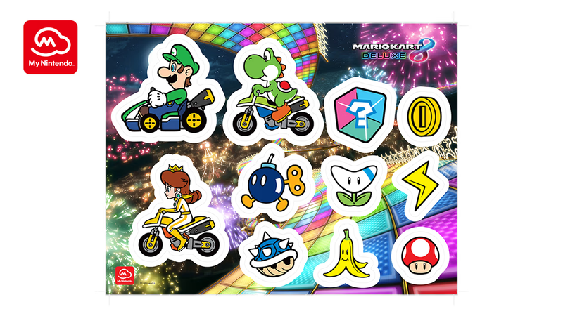File:MK8DX Vinyl Sticker Sheet No. 2.png - Super Mario Wiki, the Mario ...