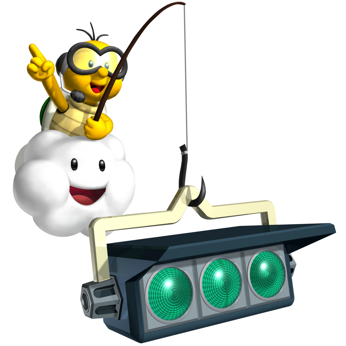 File MKDD Lakitu png Super Mario Wiki The Mario Encyclopedia