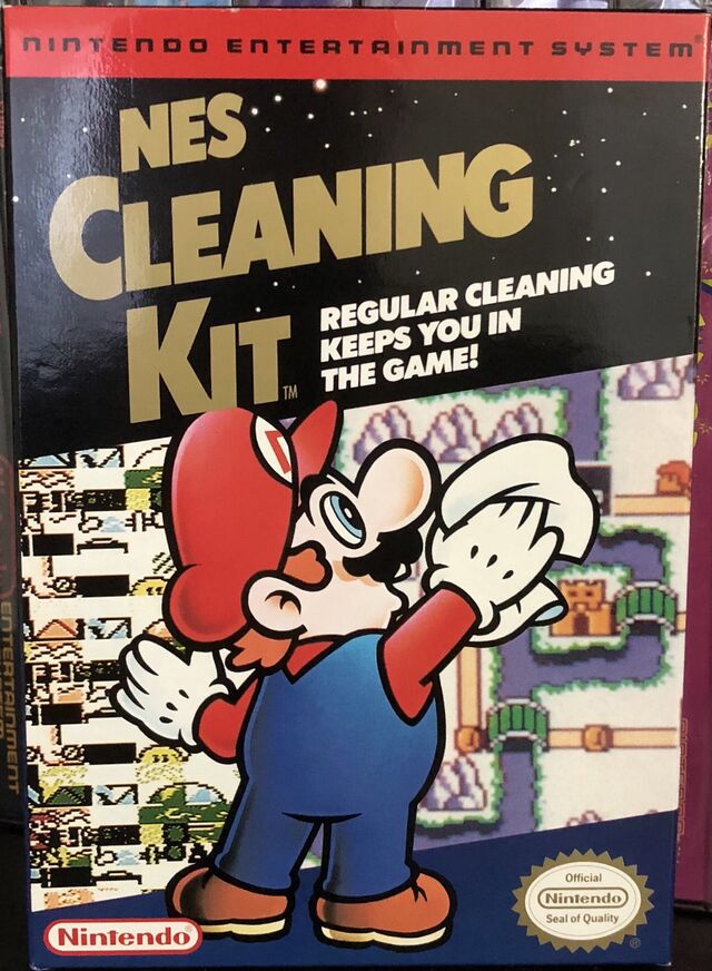 File:NES Cleaning Kit.jpg - Super Mario Wiki, the Mario encyclopedia