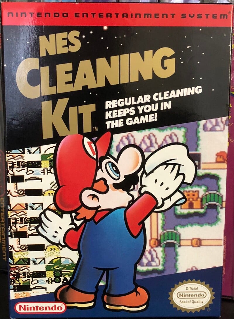 File:NES Cleaning Kit.jpg - Super Mario Wiki, the Mario encyclopedia