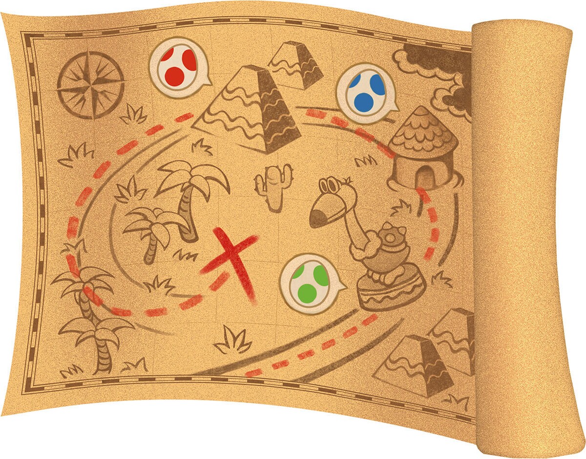 File:Yoshis Adventure treasure map.jpg - Super Mario Wiki, the Mario ...