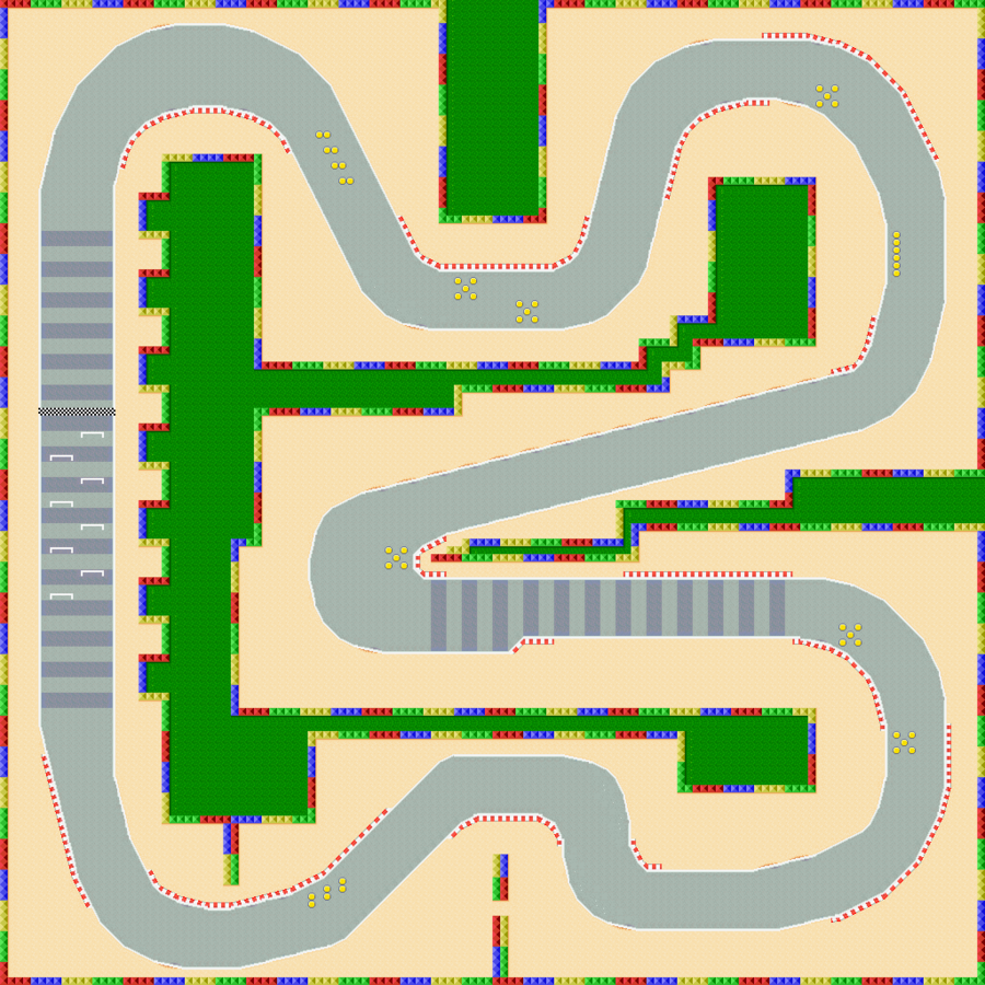 File:MKSC SNES Mario Circuit 3 Map.png - Super Mario Wiki, the Mario ...