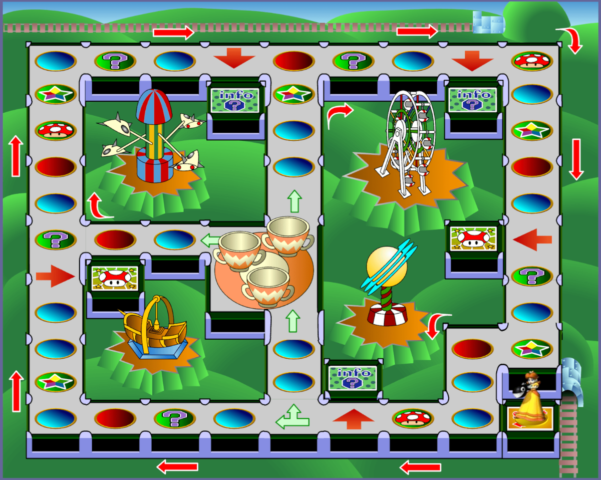 Toad's Game Board - Super Mario Wiki, the Mario encyclopedia
